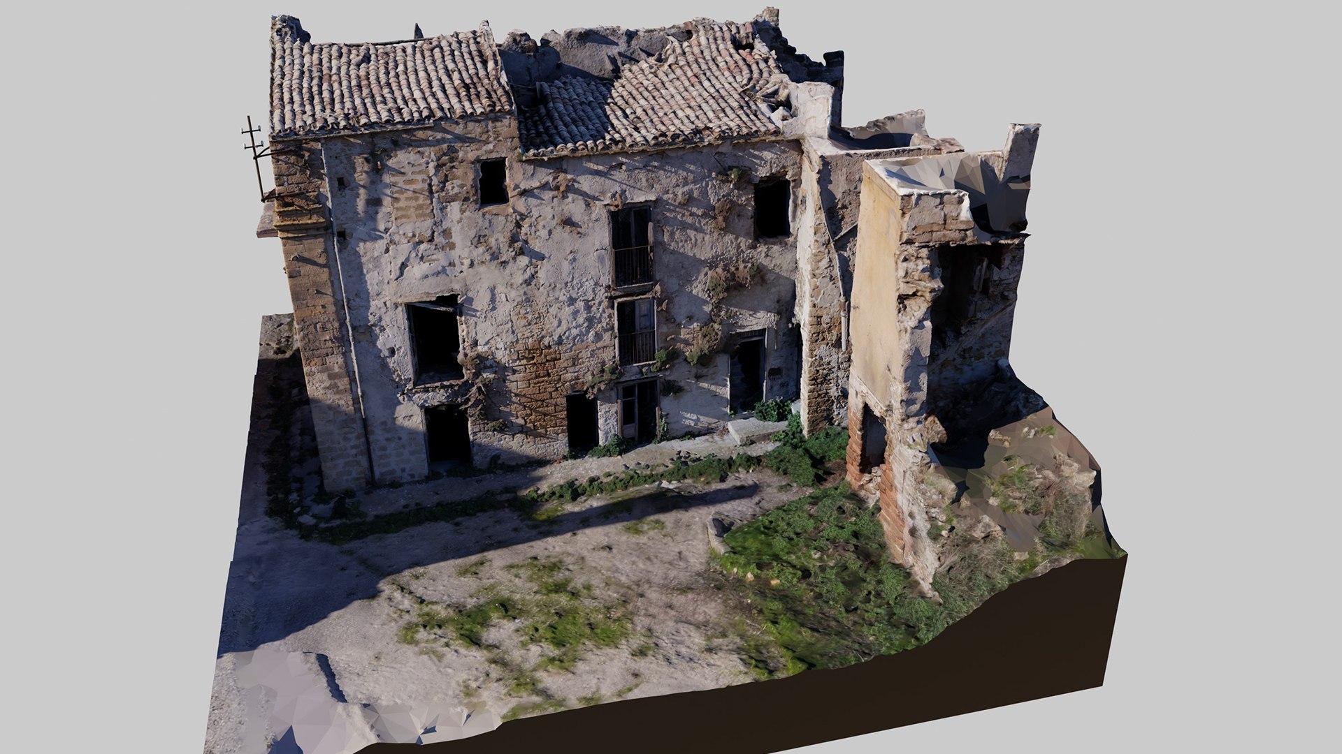 Abandoned-Buildings-Kitbash-Set-Vol1 3D Model - TurboSquid 2236124