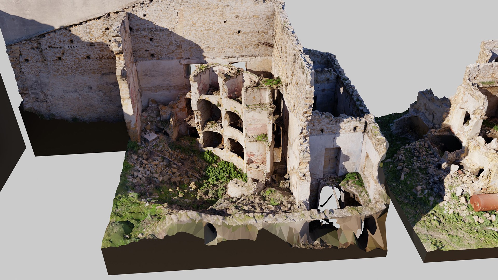 Abandoned-Buildings-Kitbash-Set-Vol1 3D Model - TurboSquid 2236124