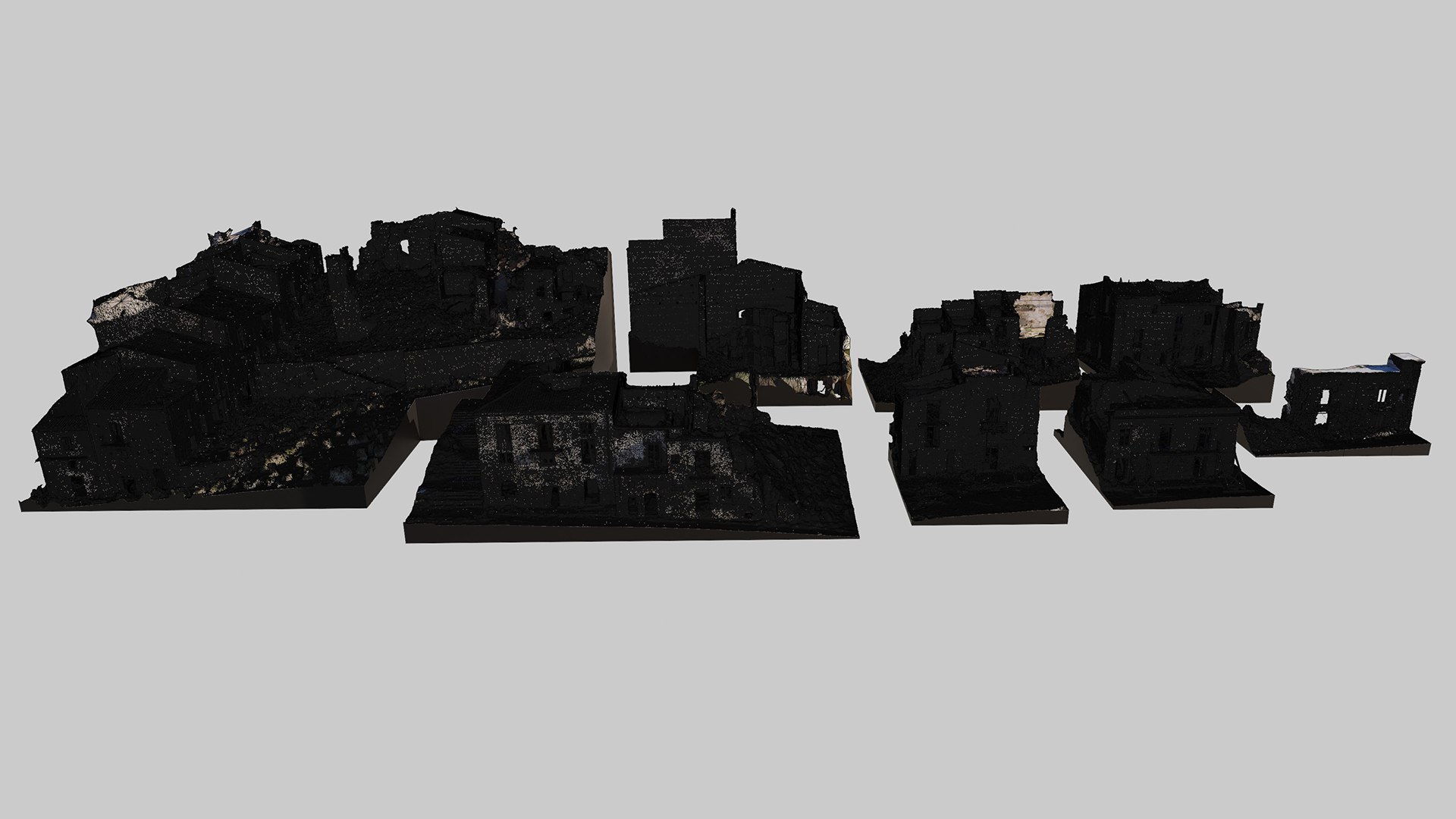 Abandoned-Buildings-Kitbash-Set-Vol1 3D Model - TurboSquid 2236124