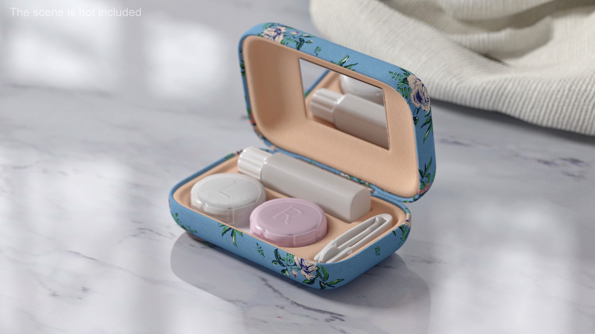 3D Contact Lens Travel Kit Case Model - TurboSquid 2051078