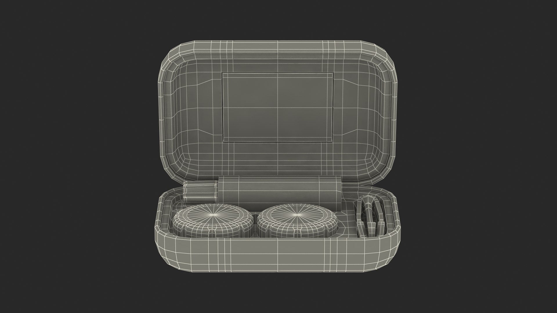 3D Contact Lens Travel Kit Case Model - TurboSquid 2051078