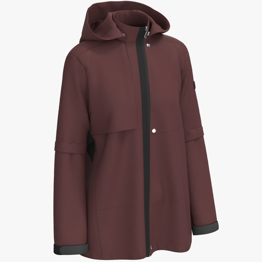 Women Techwear Jacket 3D - TurboSquid 2105158