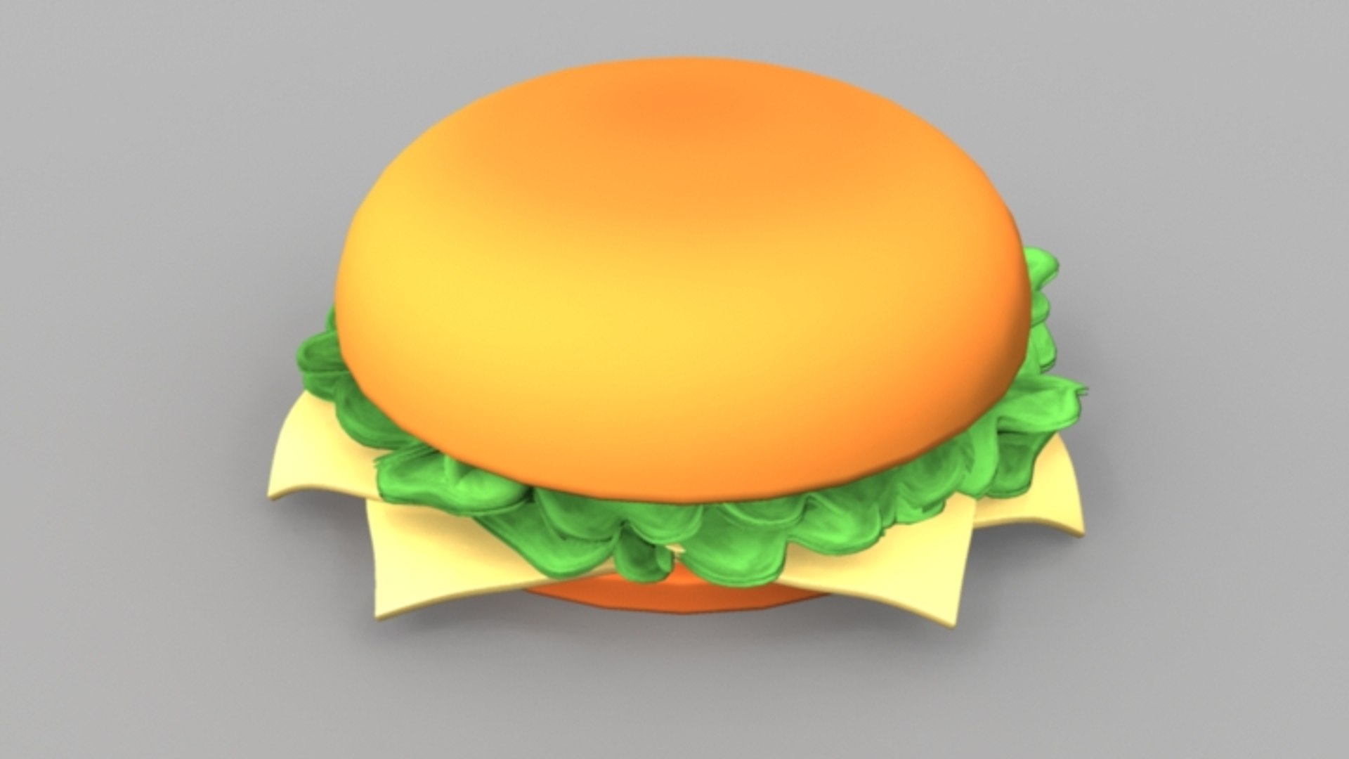 3d Model Burger