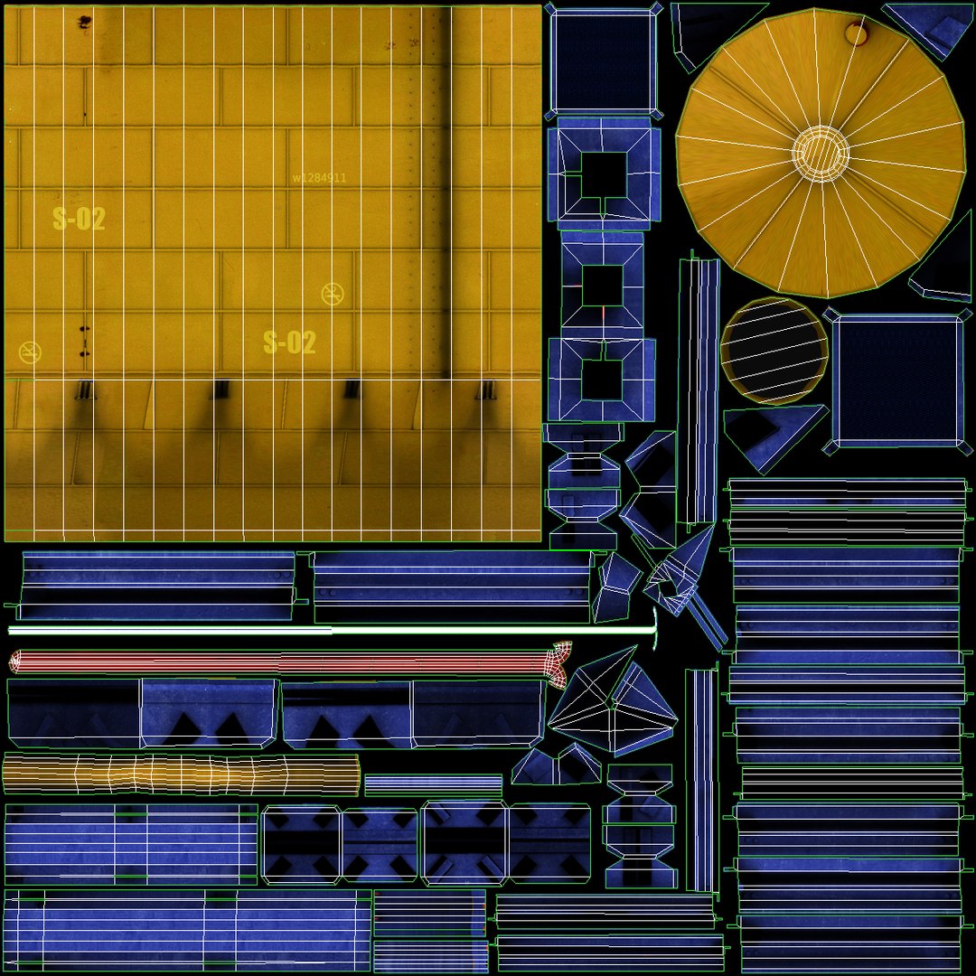 Industrial Complex 3d Model