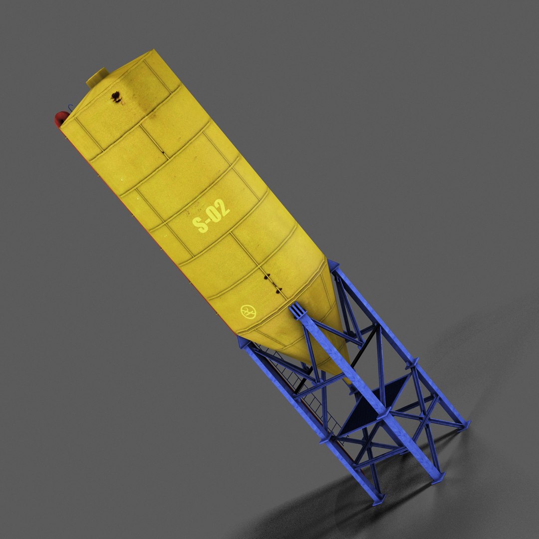 Industrial Complex 3d Model