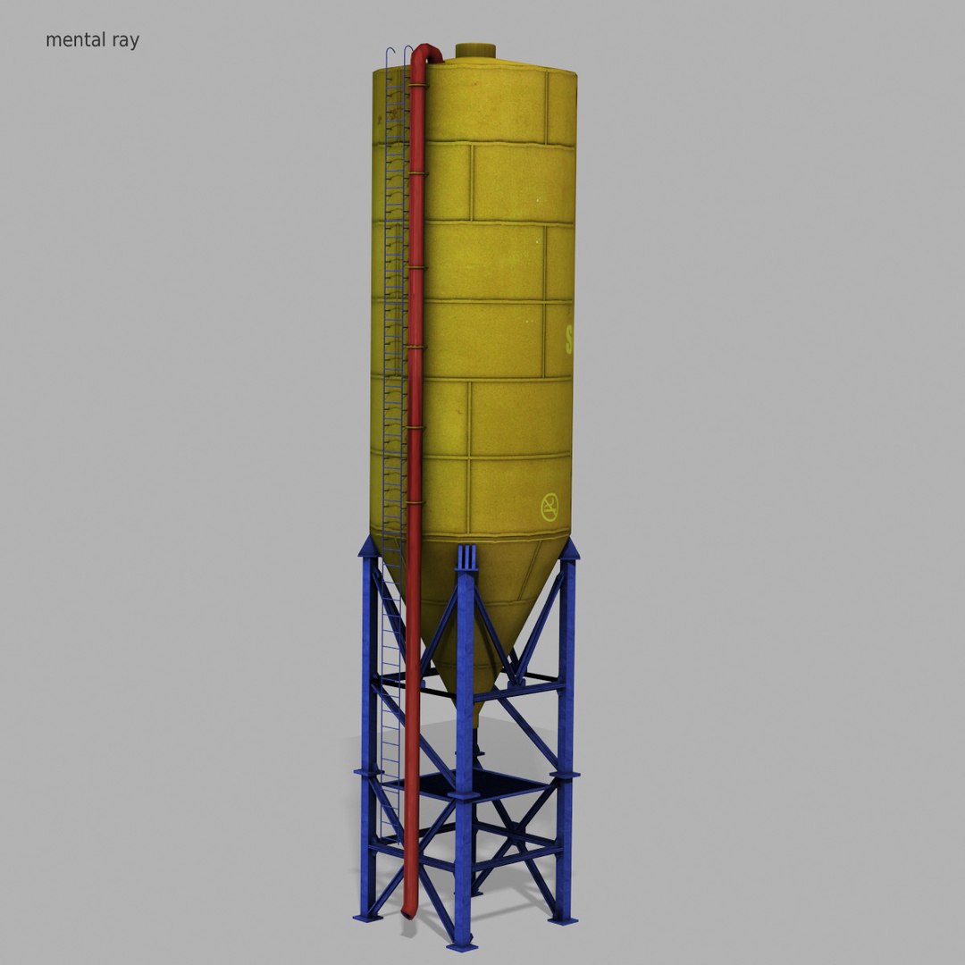 Industrial Complex 3d Model