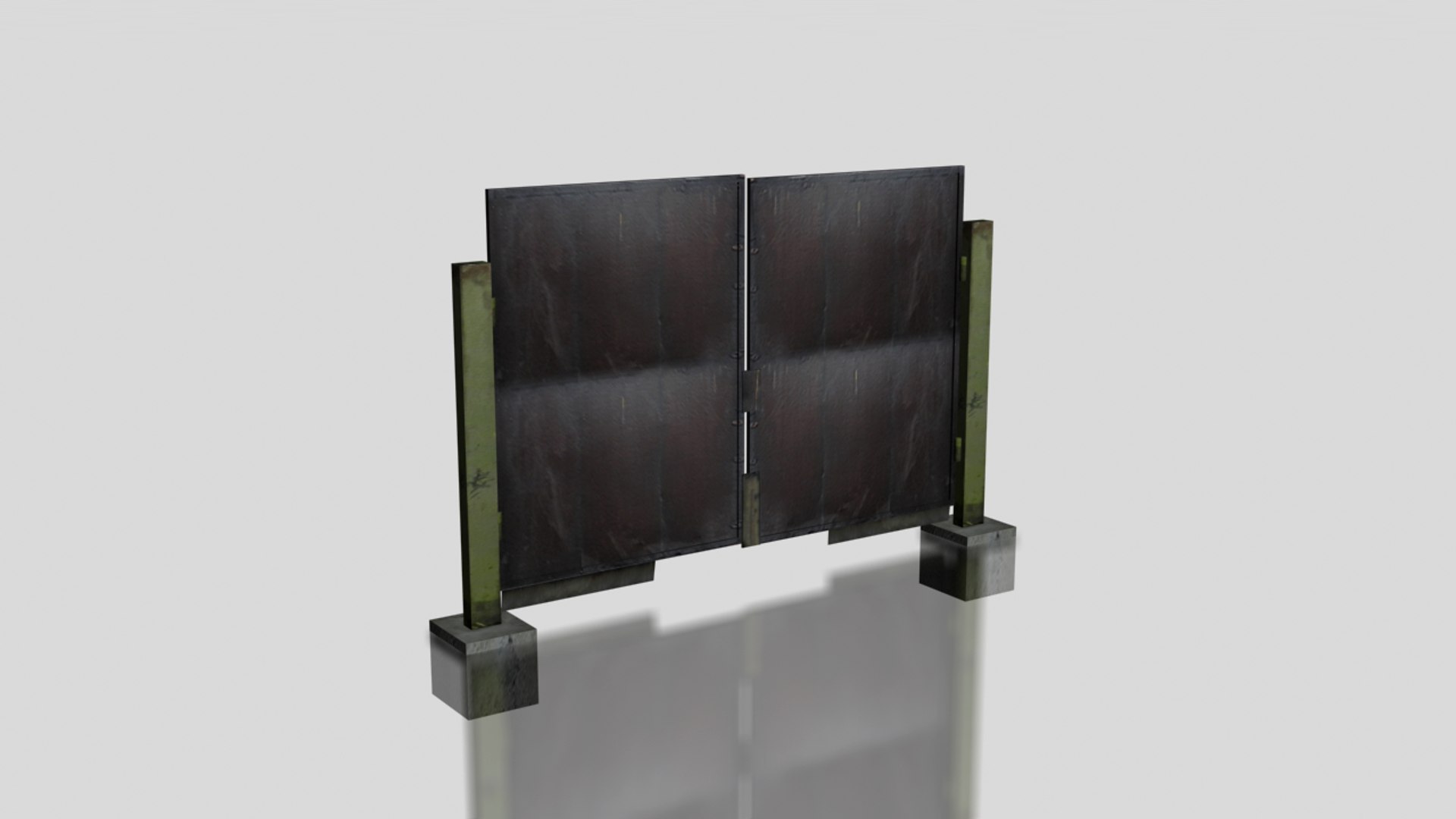 3d Model Industrial Gate