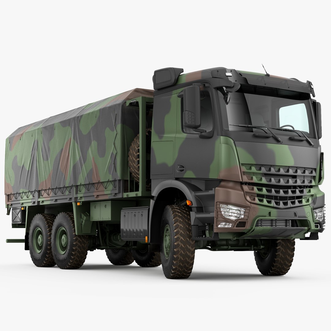 Military Truck 6X6 3D model - TurboSquid 1840114