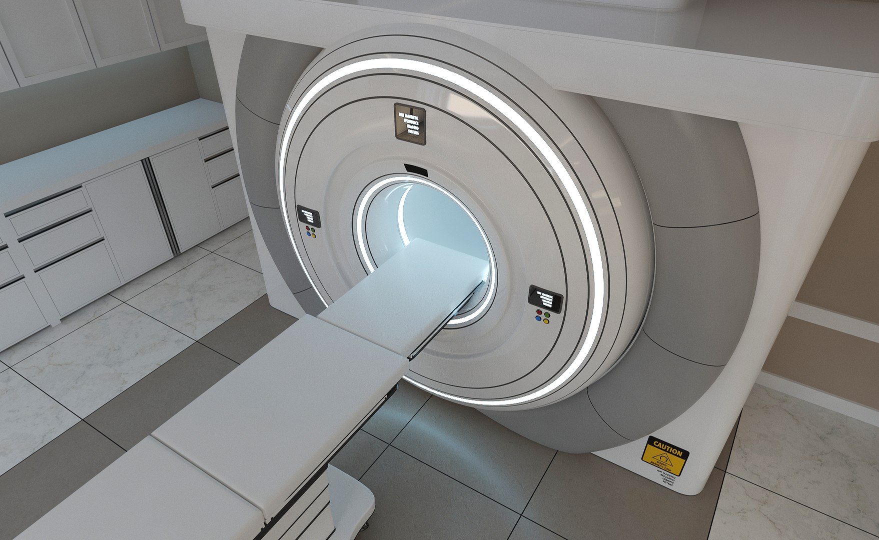 Modern MRI Room Interior 3D Model - TurboSquid 2314327
