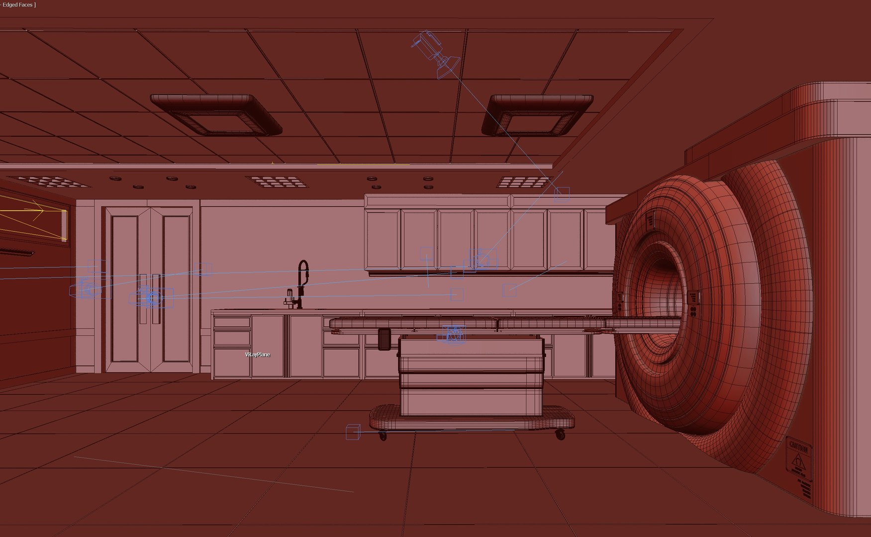 Modern MRI Room Interior 3D Model - TurboSquid 2314327