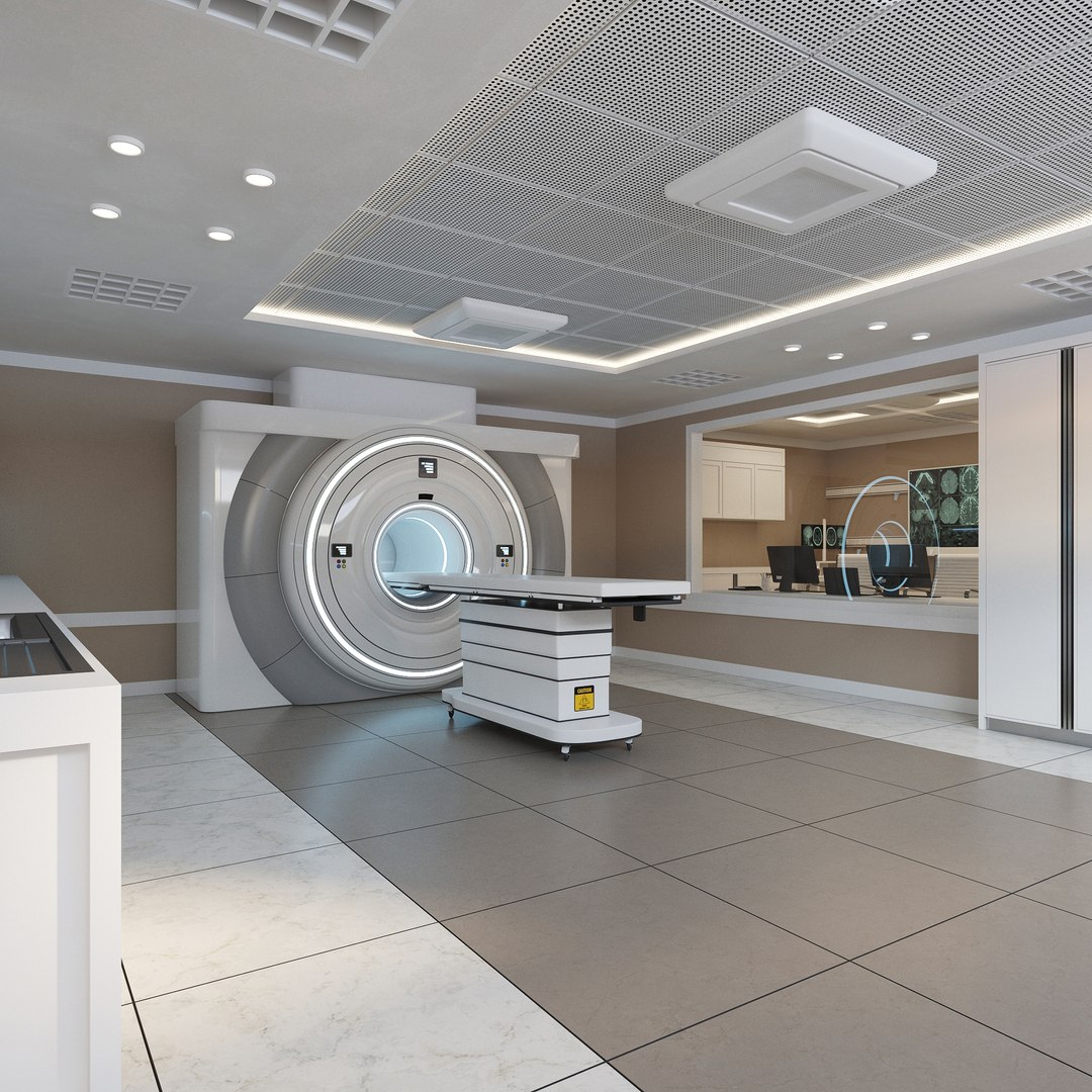 Modern MRI Room Interior 3D Model - TurboSquid 2314327