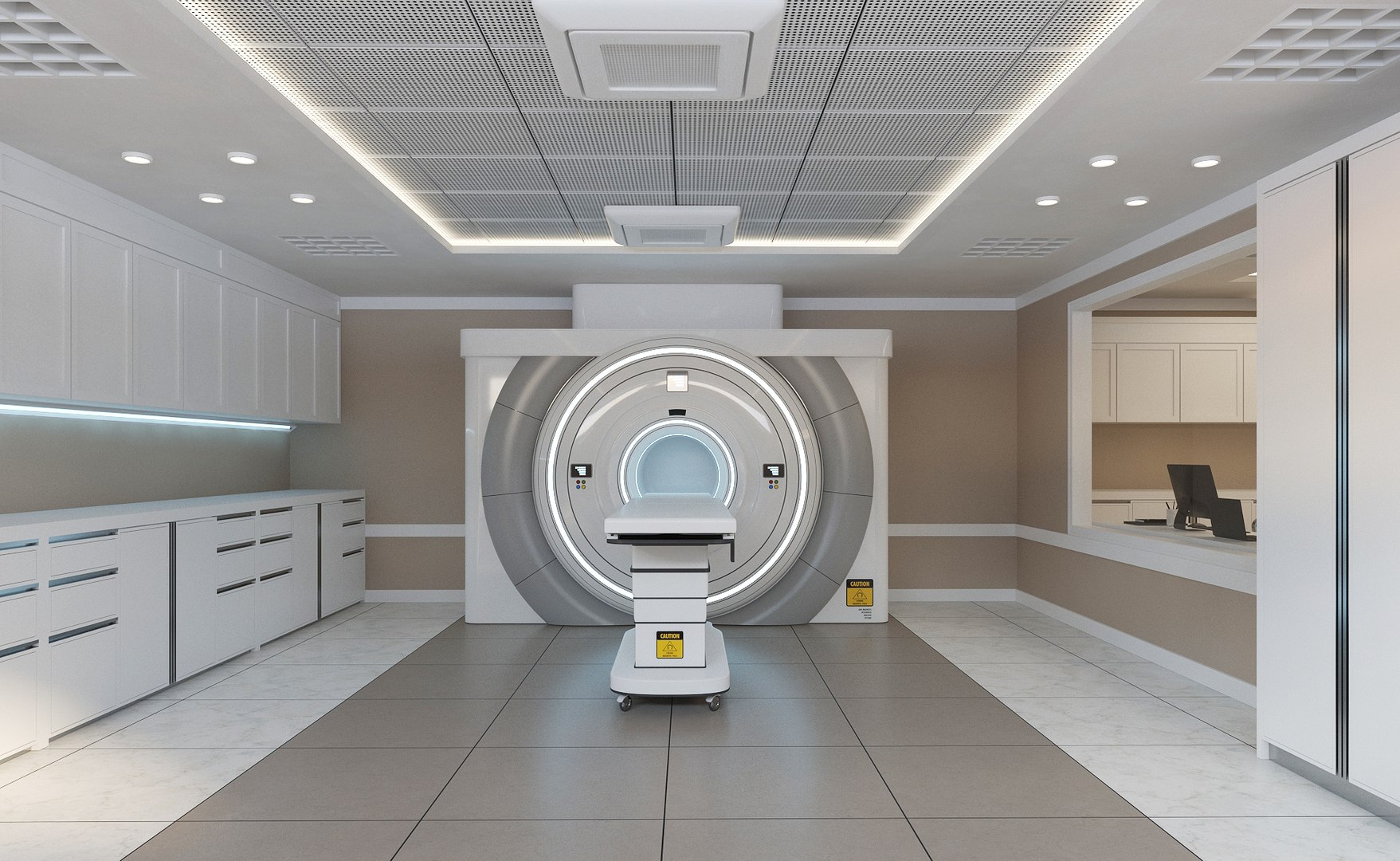 Modern MRI Room Interior 3D Model - TurboSquid 2314327