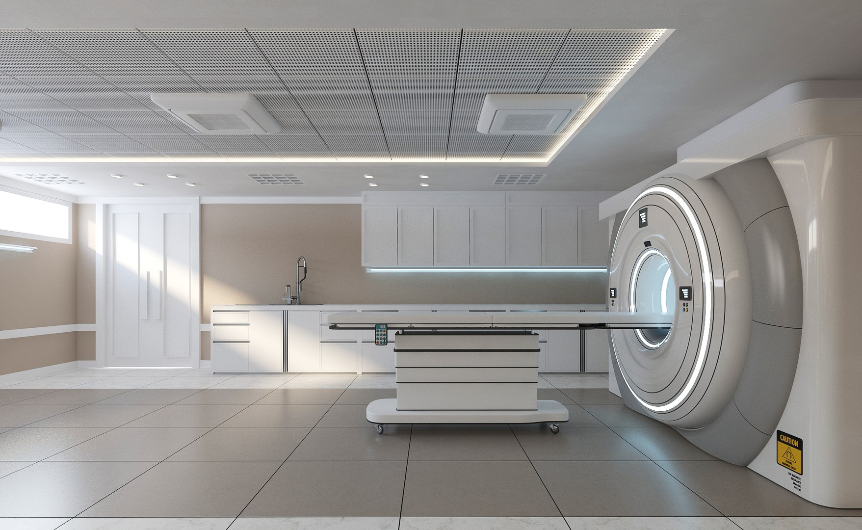 Modern MRI Room Interior 3D Model - TurboSquid 2314327