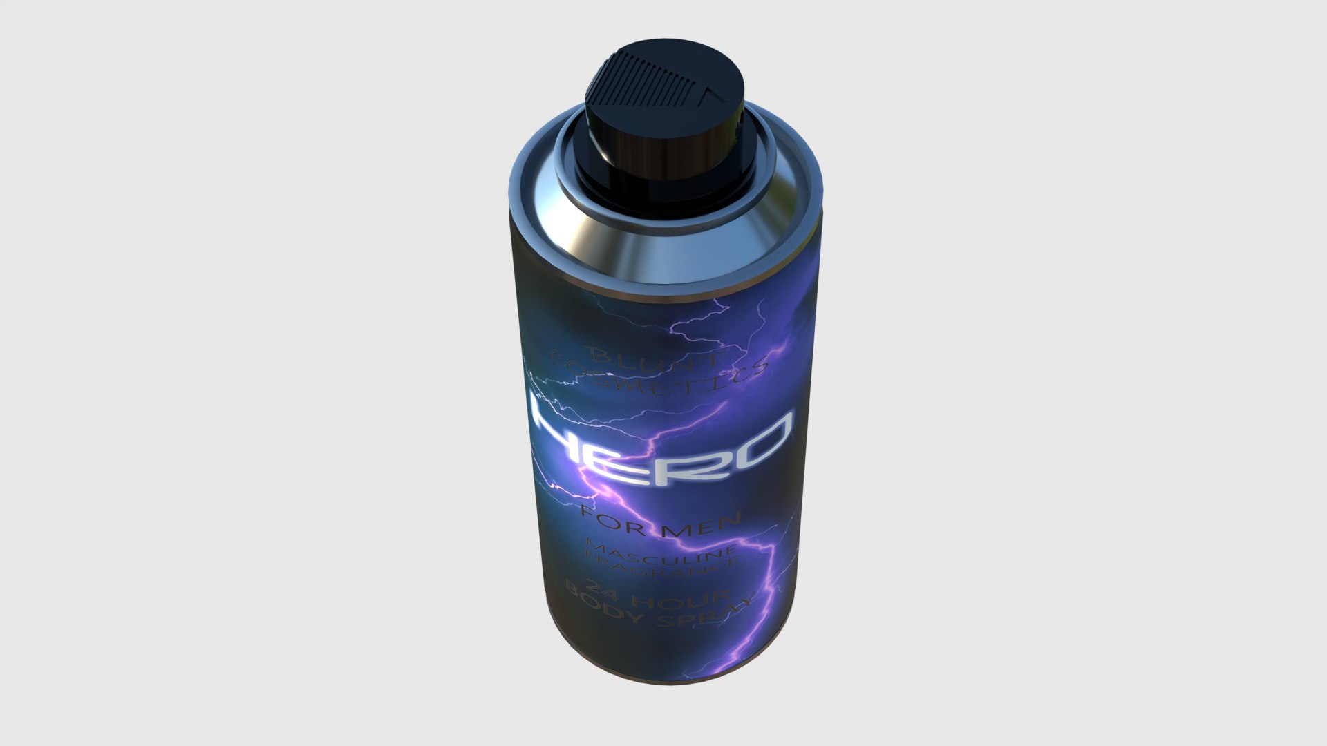 3D Model Hero Deodorant Body Spray - Fictional Branding - TurboSquid ...