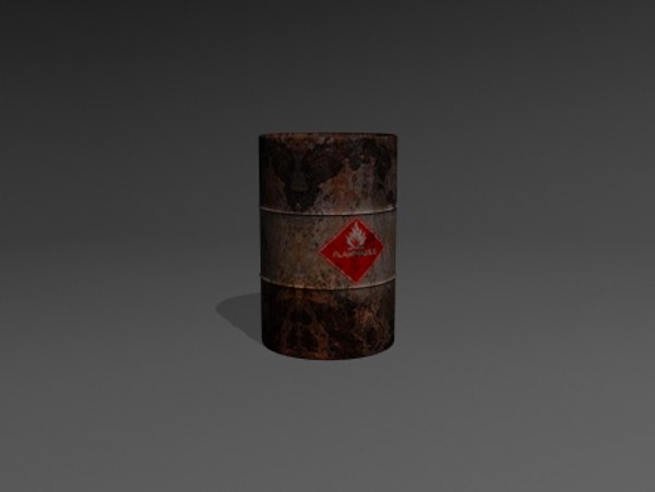 modelo 3d Barril inflamable gratis - TurboSquid 587553