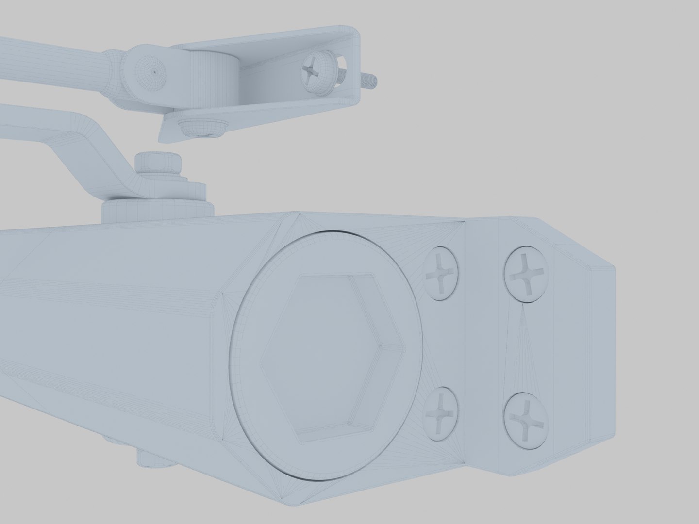 3D Model Door Closer - TurboSquid 1539999