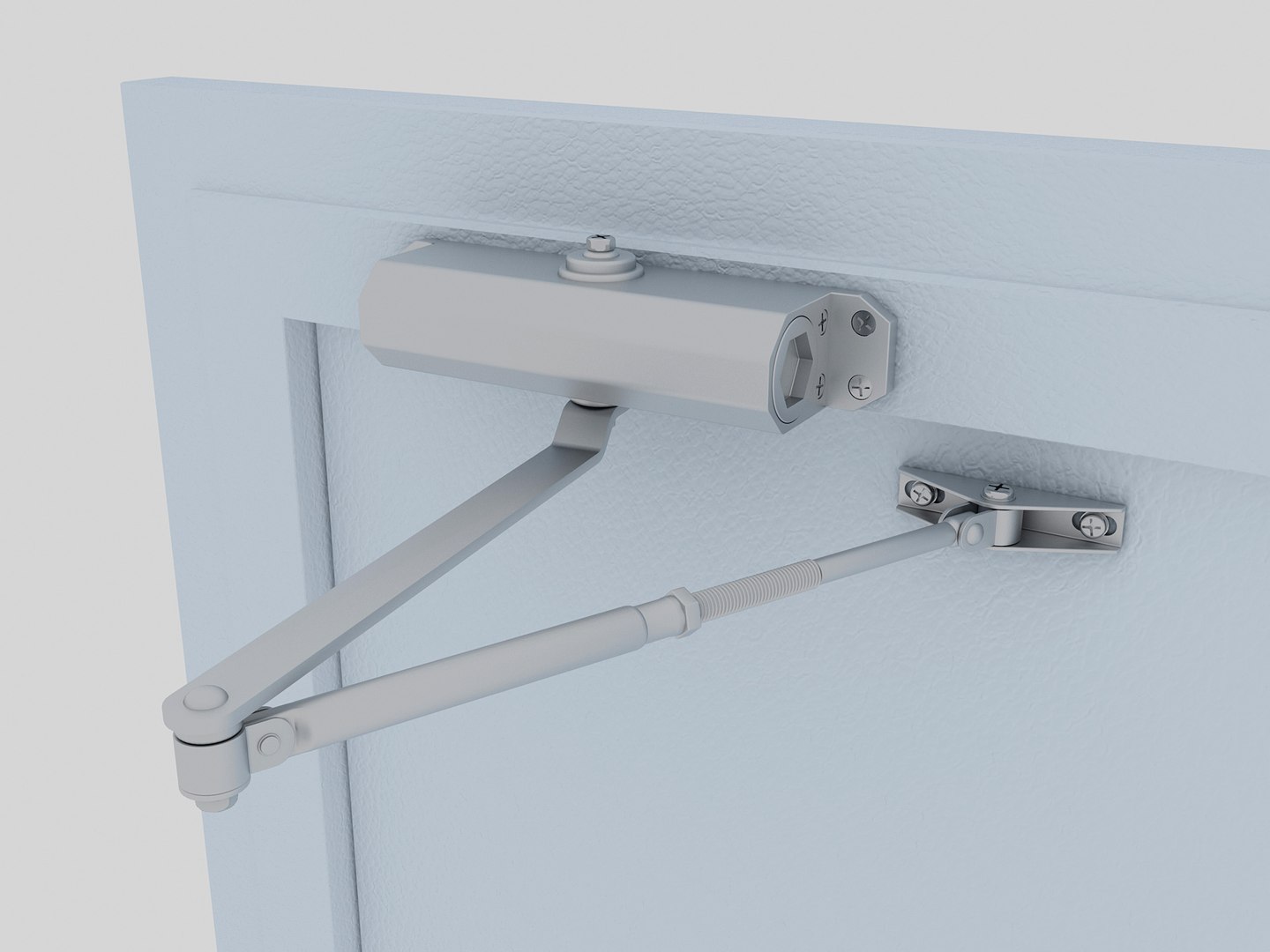 3D model door closer - TurboSquid 1539999
