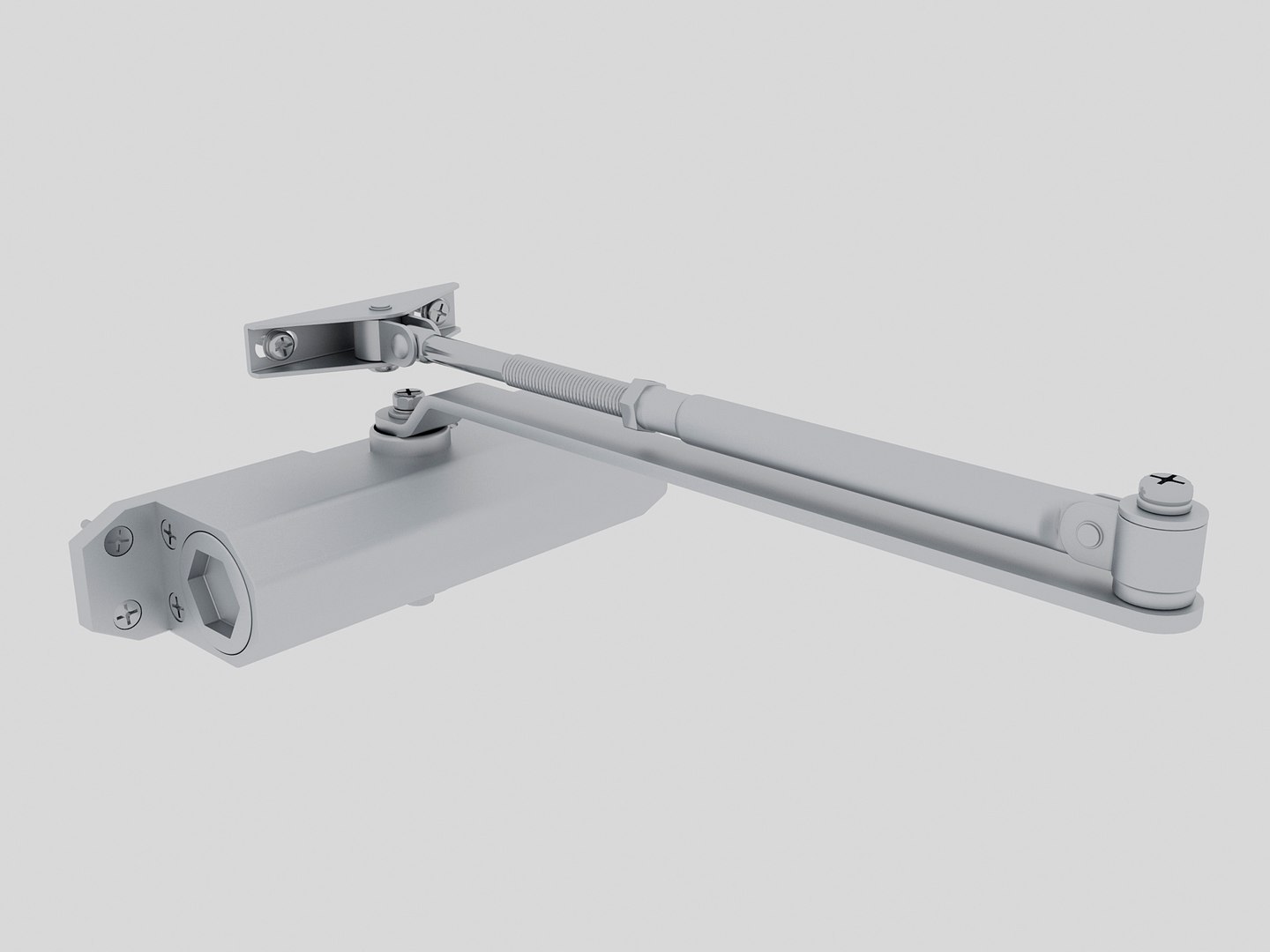 3D Model Door Closer - TurboSquid 1539999