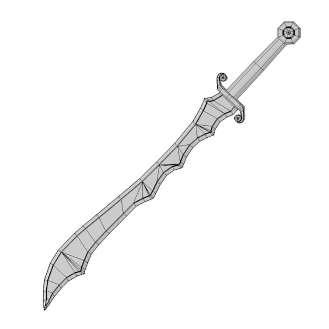 3ds Max Exotic Sword