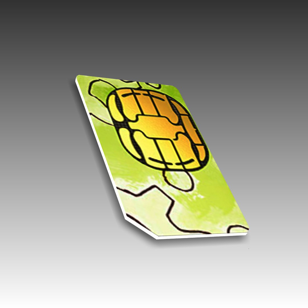 3d Model Sim Card