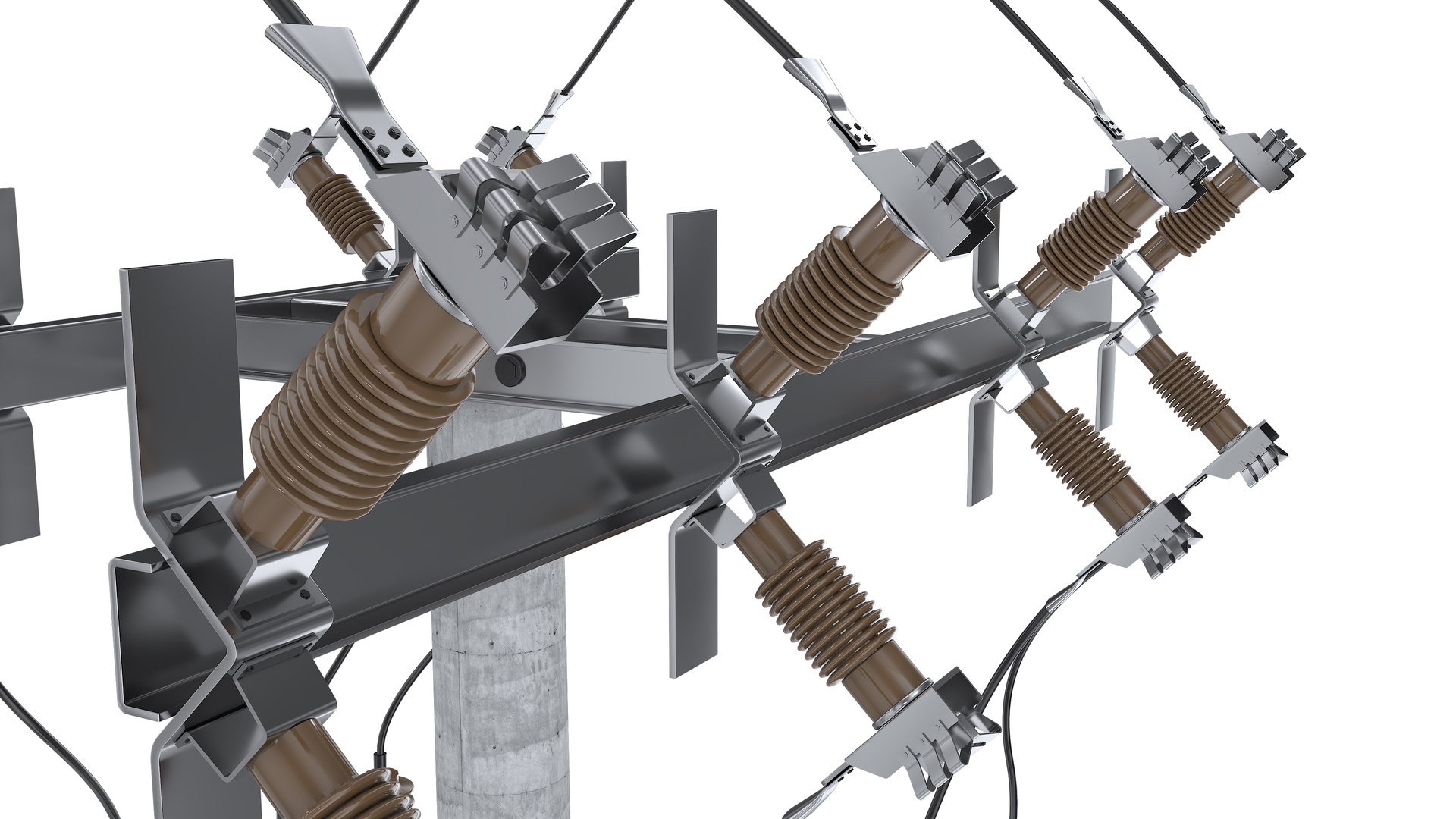 3D Utility Pole Collection - TurboSquid 2208727