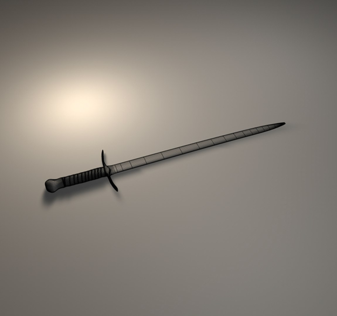 Sword Uv Mapped 3d Max