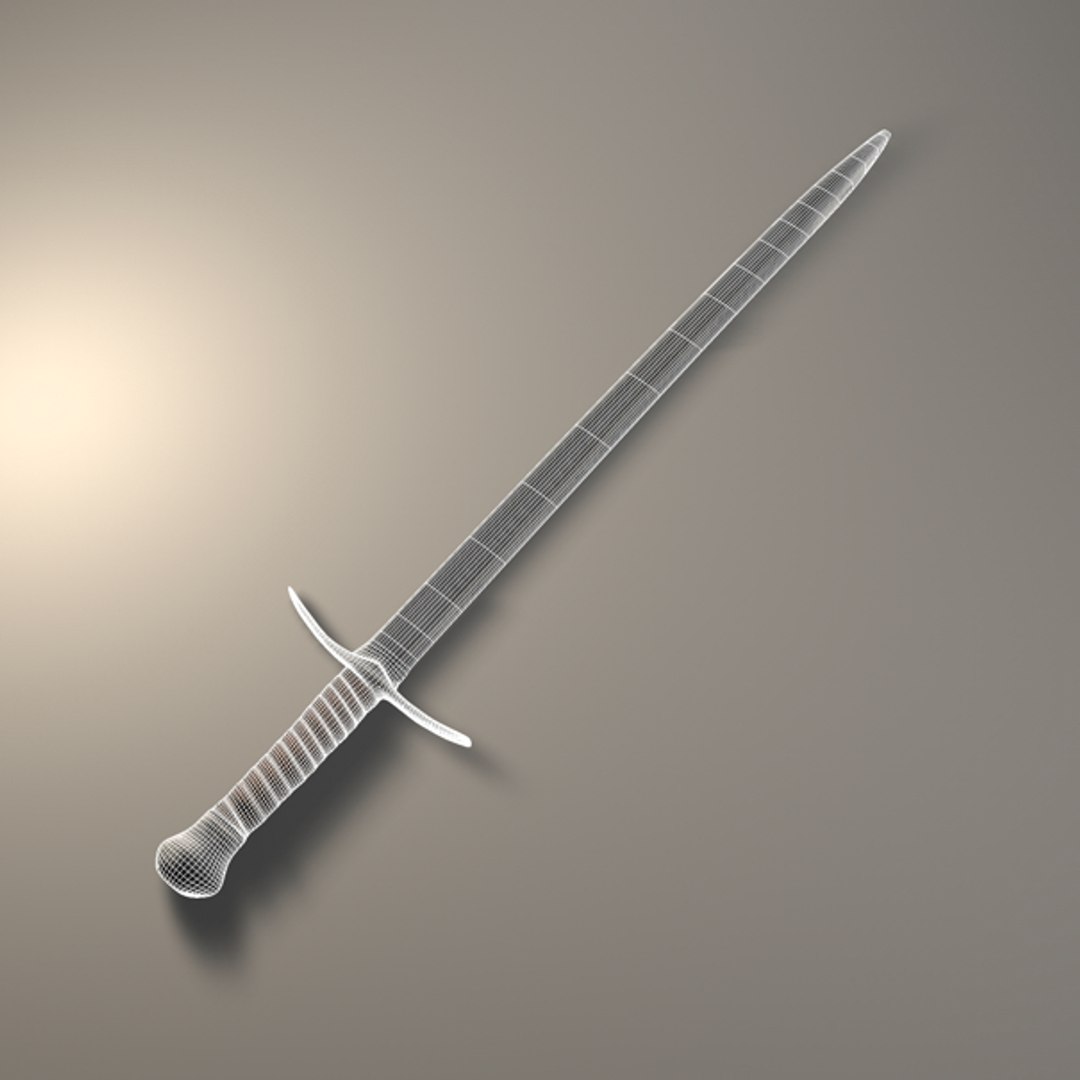 Sword Uv Mapped 3d Max
