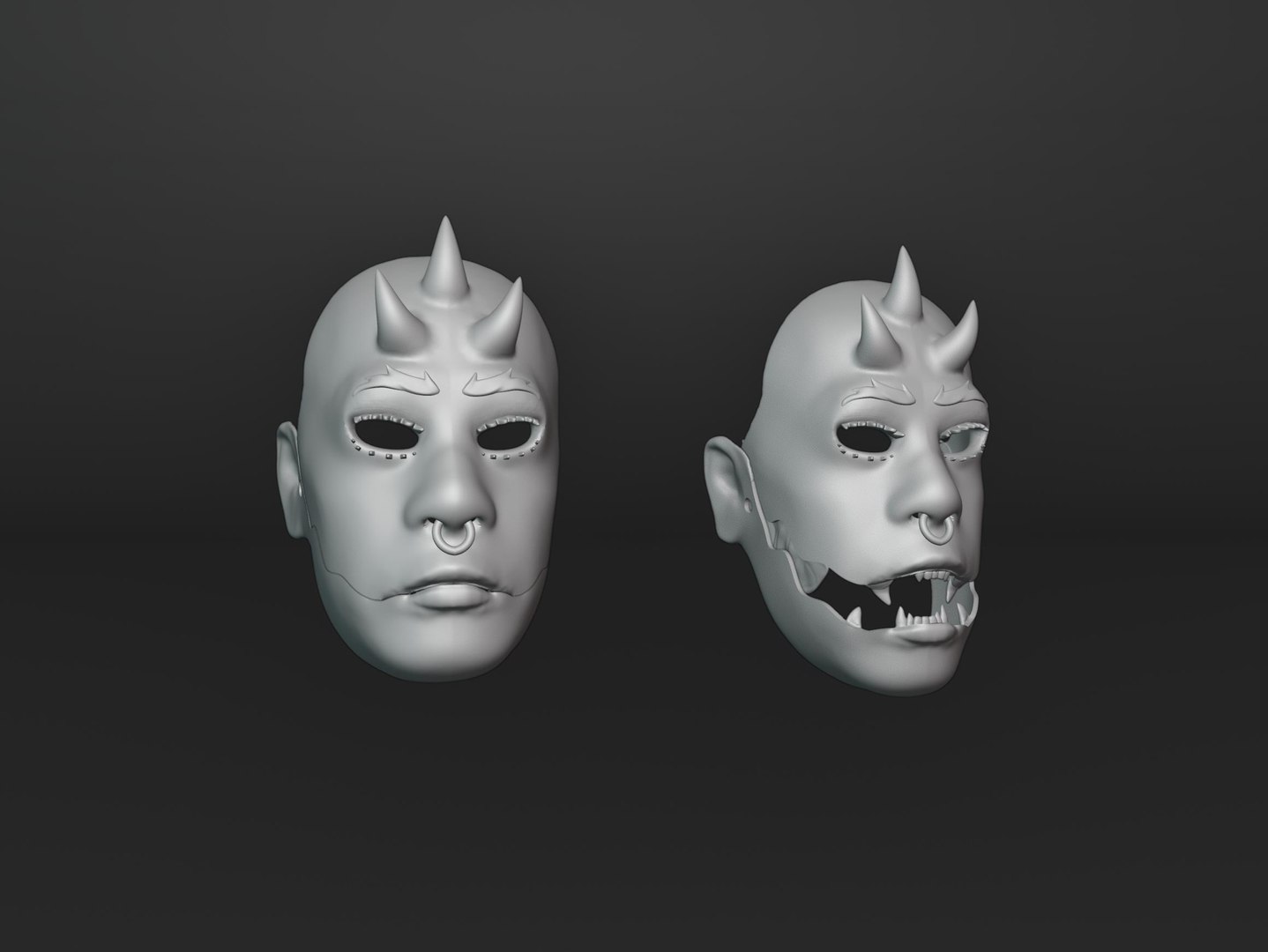 Evil Functional Mask 3D Model - TurboSquid 2204191