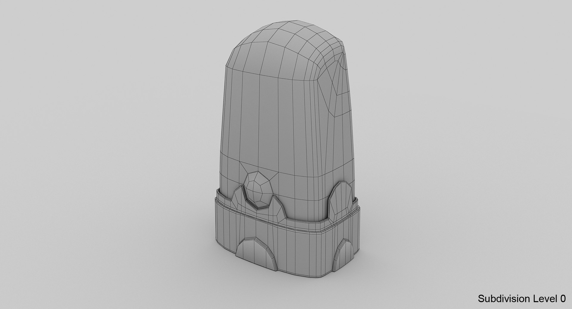 3d Model Signal Lamp