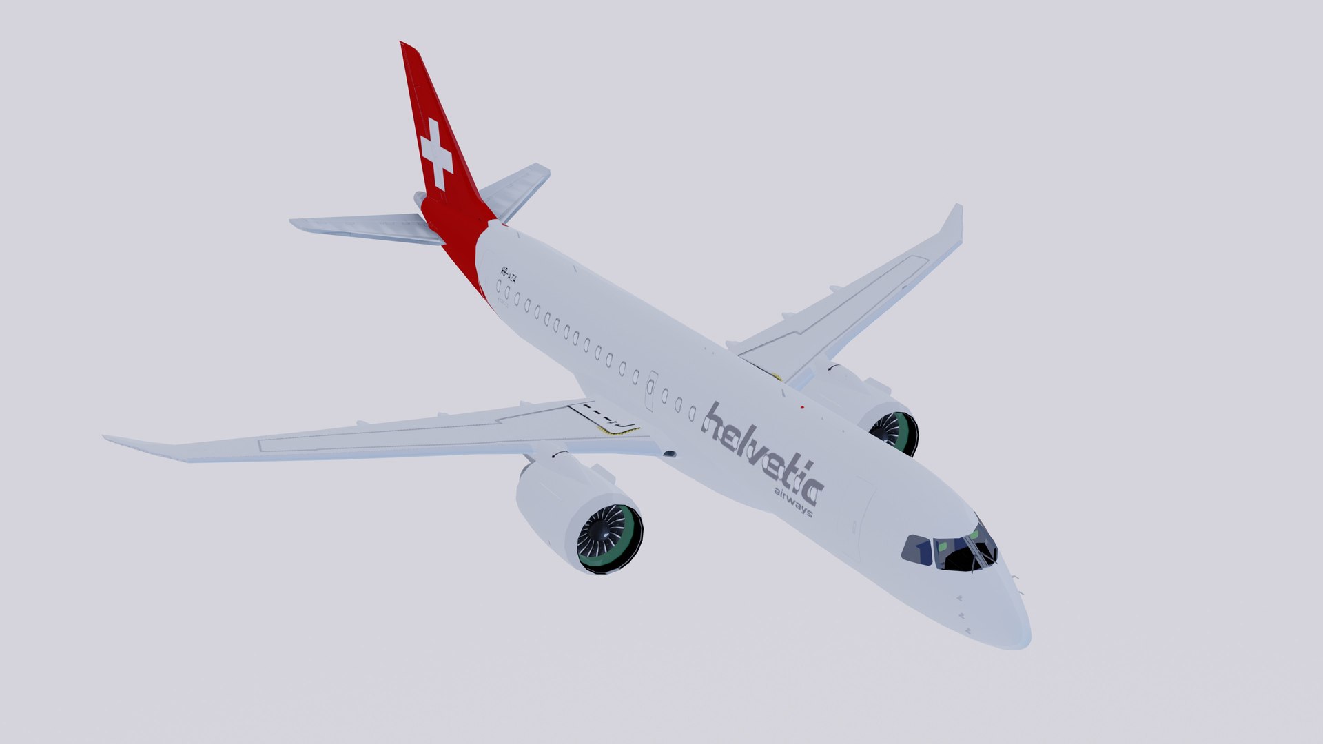 3D Embraer E-190 Model - TurboSquid 1574557