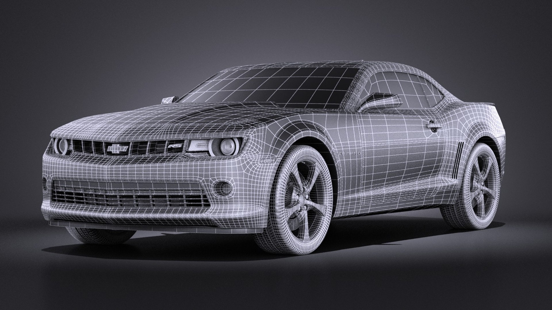 2014 Chevrolet Camaro 3d Model