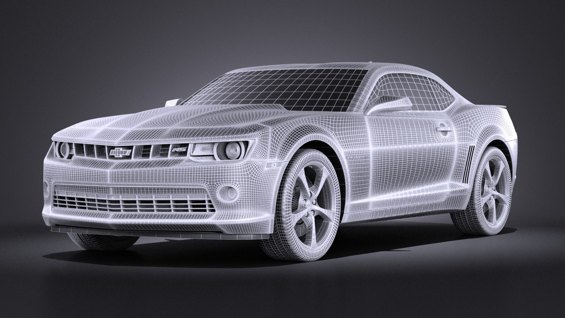 2014 Chevrolet Camaro 3d Model