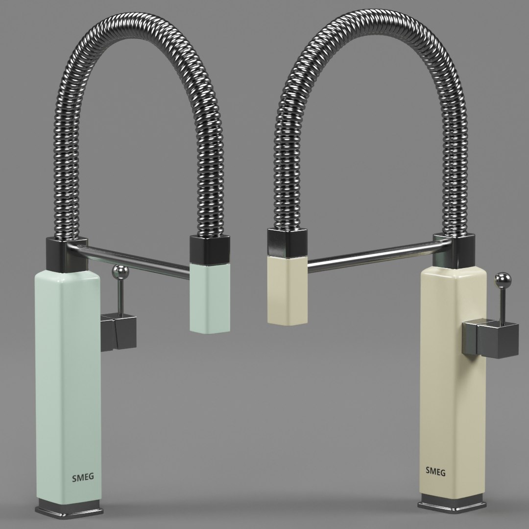 3D SMEG kitchen faucet - TurboSquid 2164517