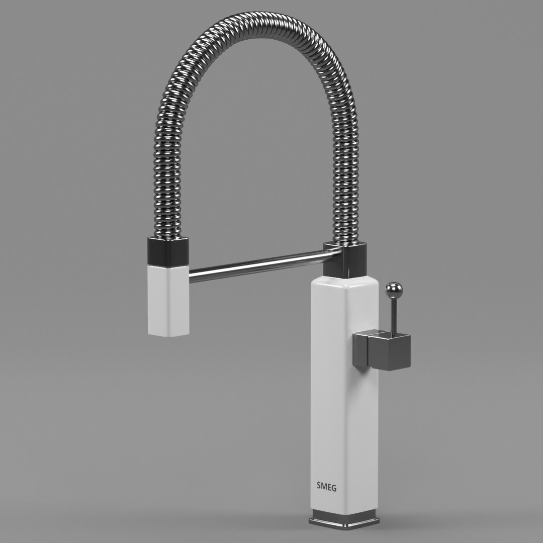 3D SMEG kitchen faucet - TurboSquid 2164517