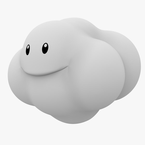 modelo 3d Nube de Super Mario Bros. - TurboSquid 2242231