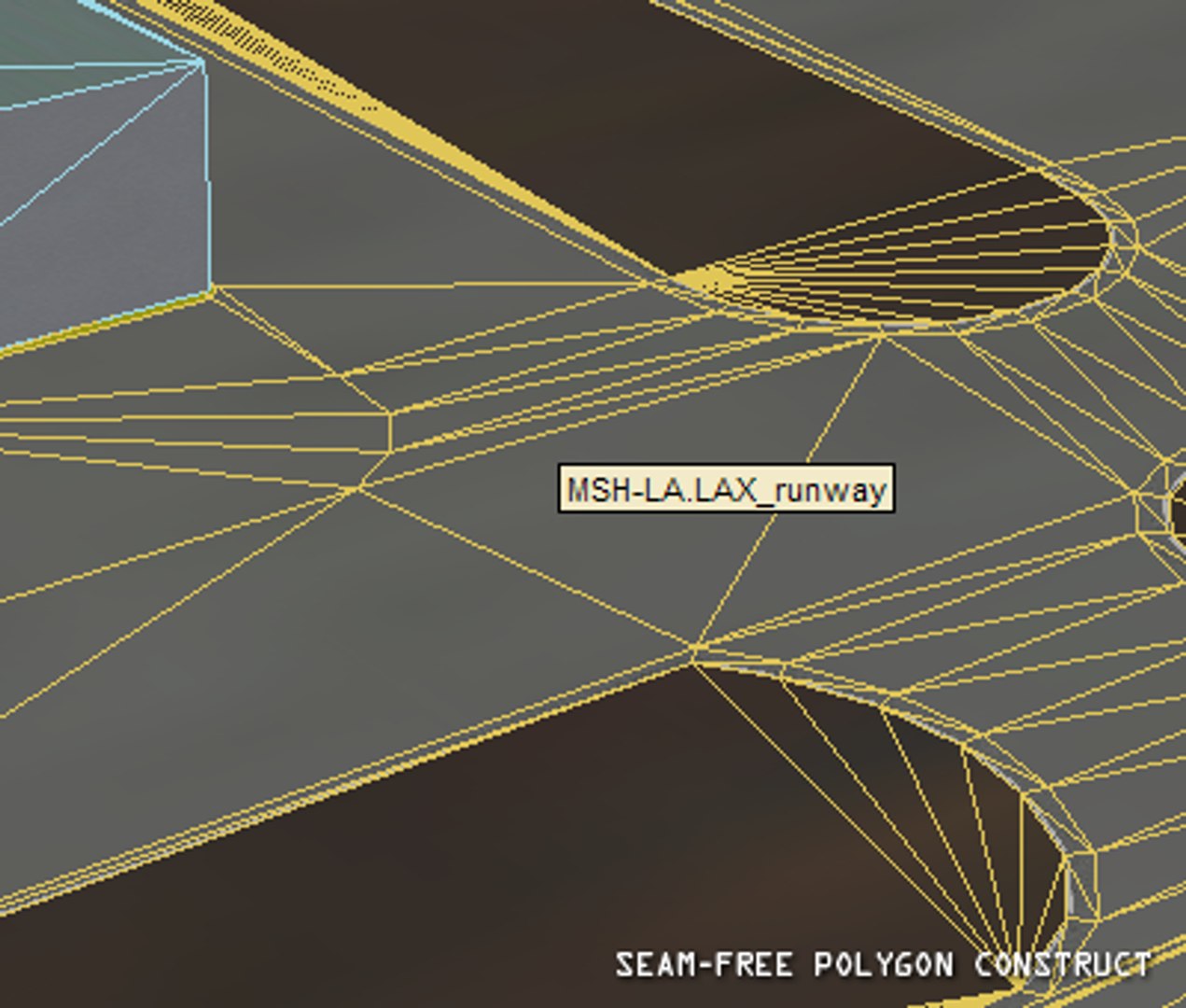 Los Angeles International Airport Runway 3d Model