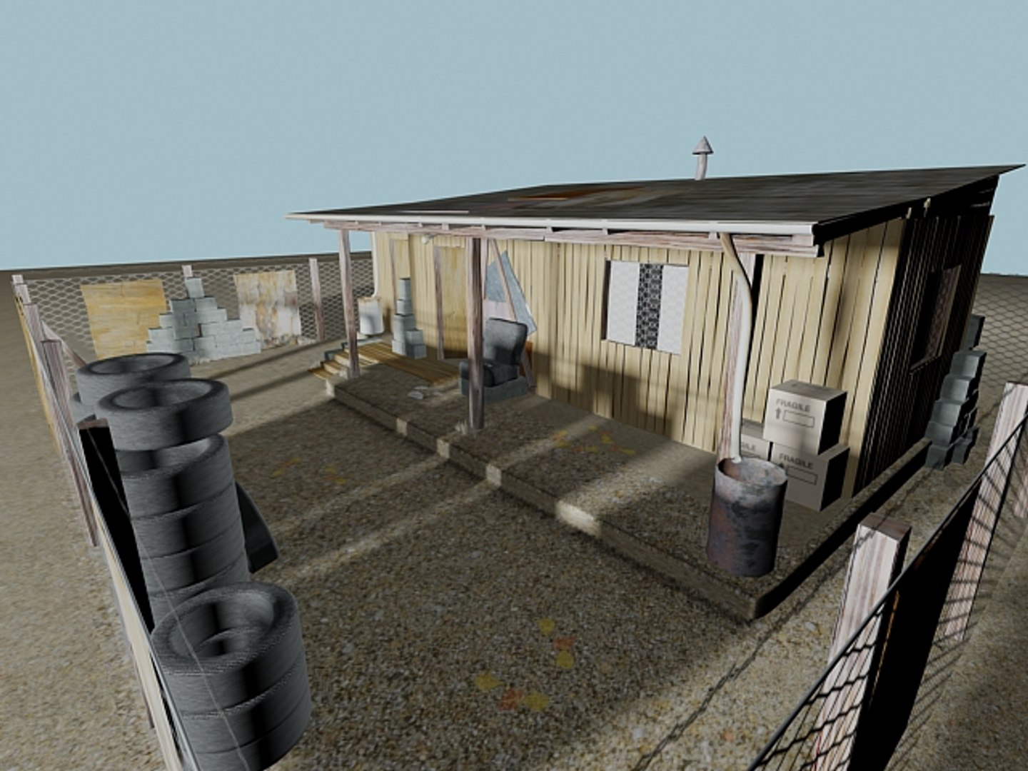 Scene Fallout 3d Model