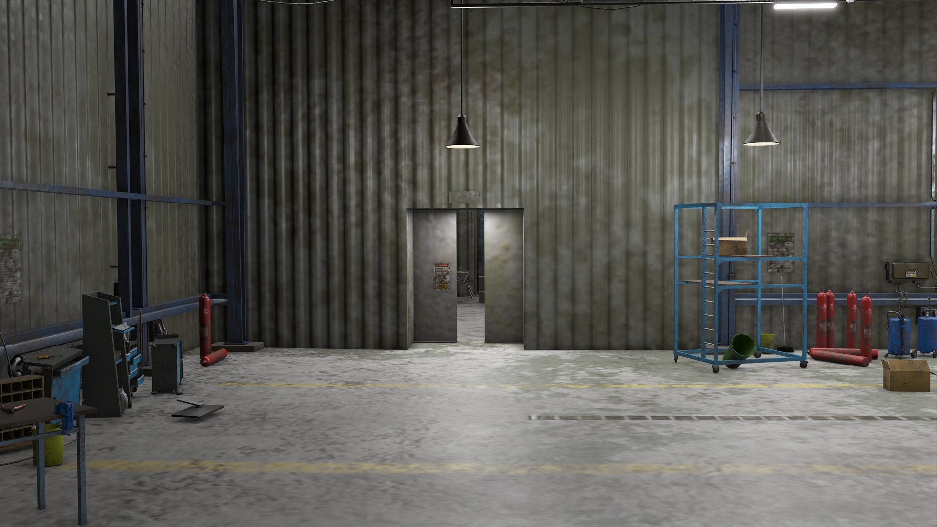 3D Old Dirty Workshop Exterior and Interior All PBR Unity UE Textures model - TurboSquid 2148062