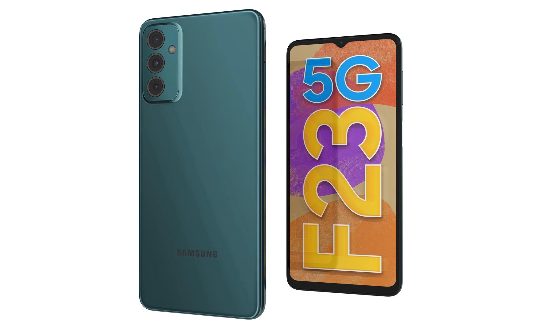 Samsung Galaxy F23 Aqua Blue 3D - TurboSquid 1888435