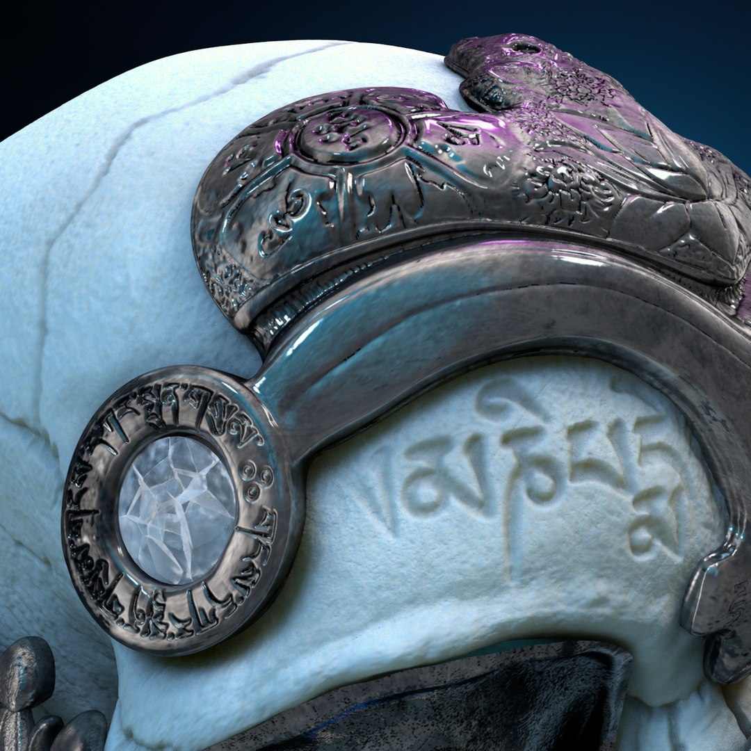 3D Kapala Human Skull - TurboSquid 1334571