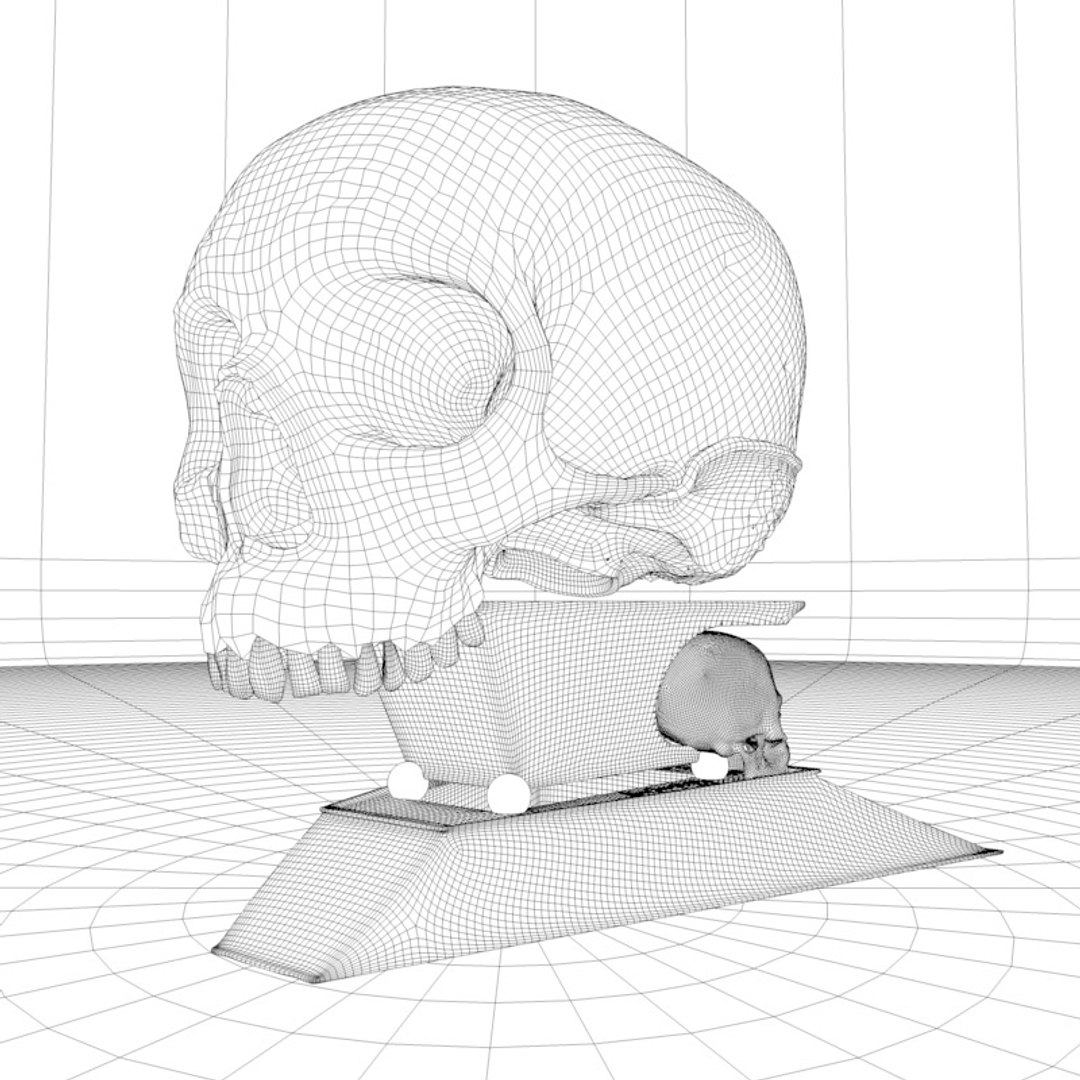 3D Kapala Human Skull - TurboSquid 1334571
