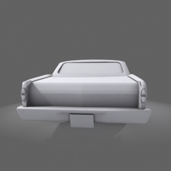 3d model cop car