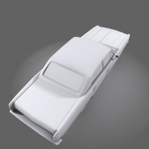3d model cop car