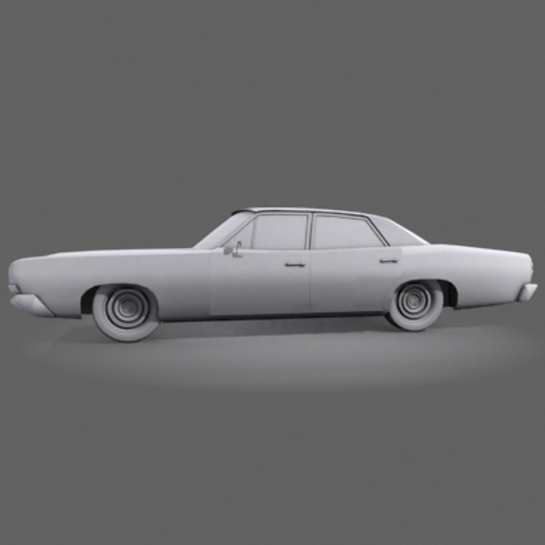 3d model cop car
