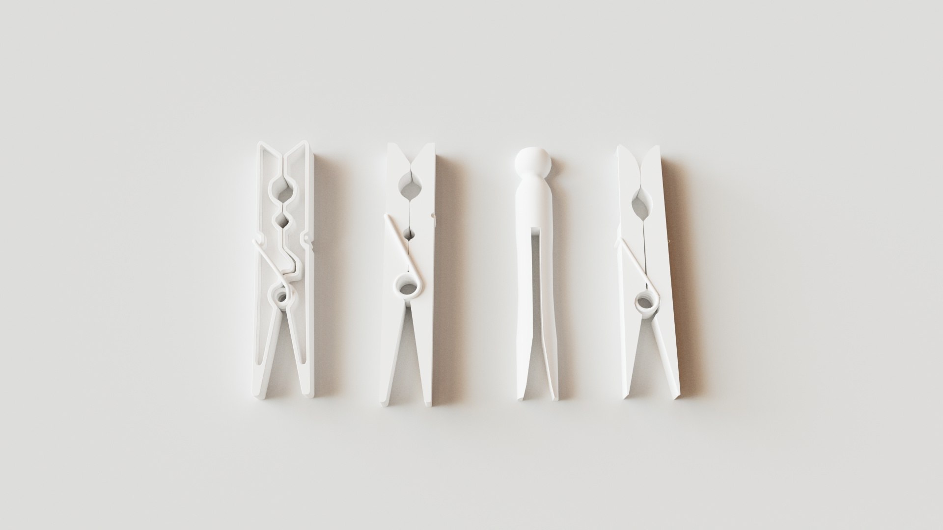 3D Peg Collection X 4 - 3D Assets Model - TurboSquid 1888116