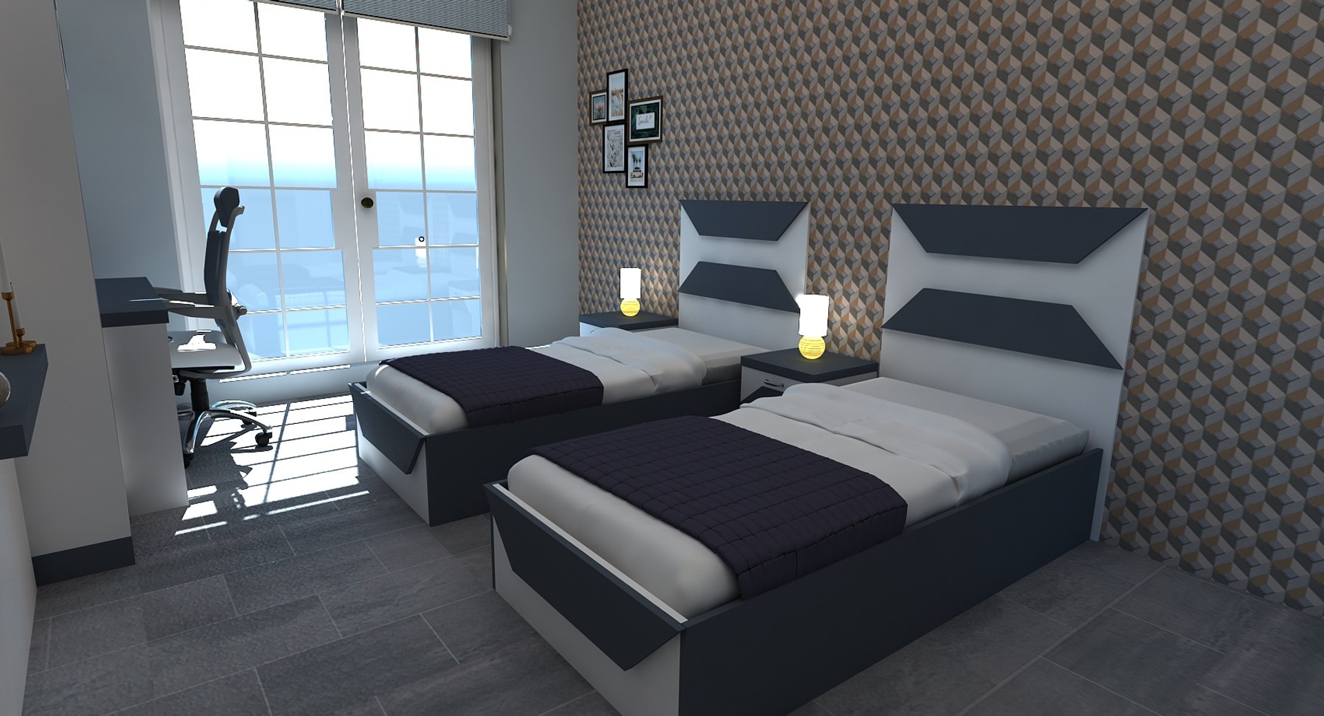 3D boy s room - TurboSquid 1513001