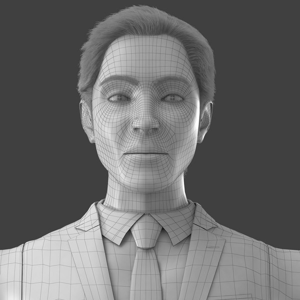 3D realistic suit man character - TurboSquid 1307728