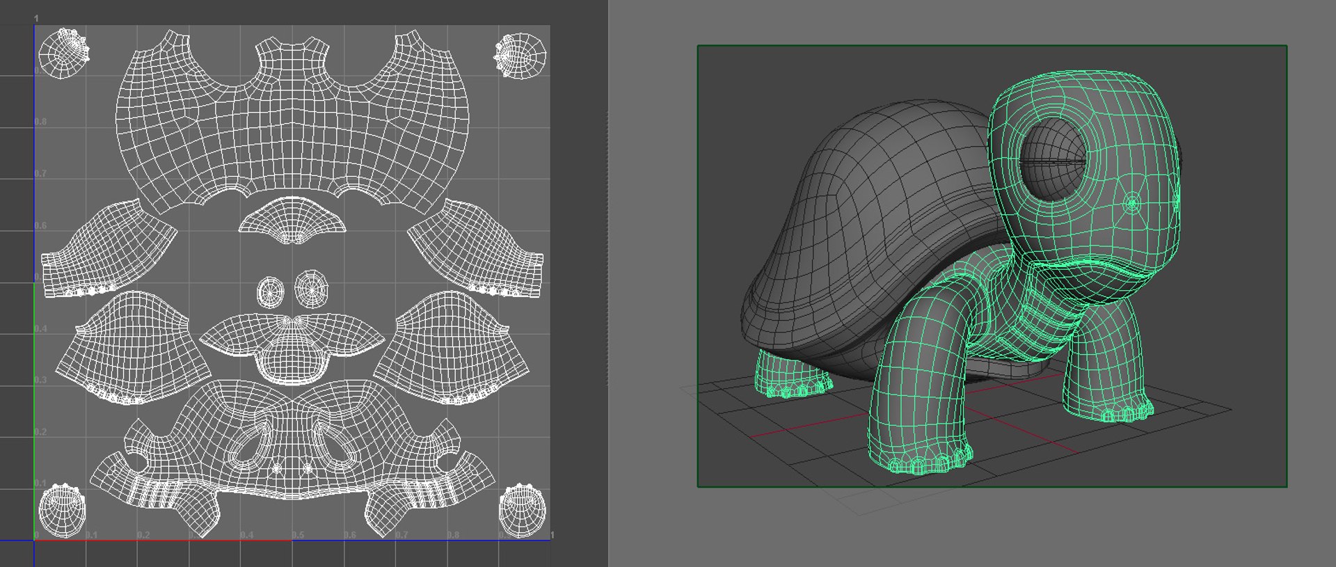 Cartoon Turtle 3d Obj