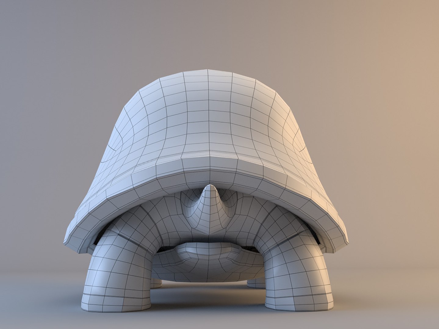 Cartoon Turtle 3d Obj