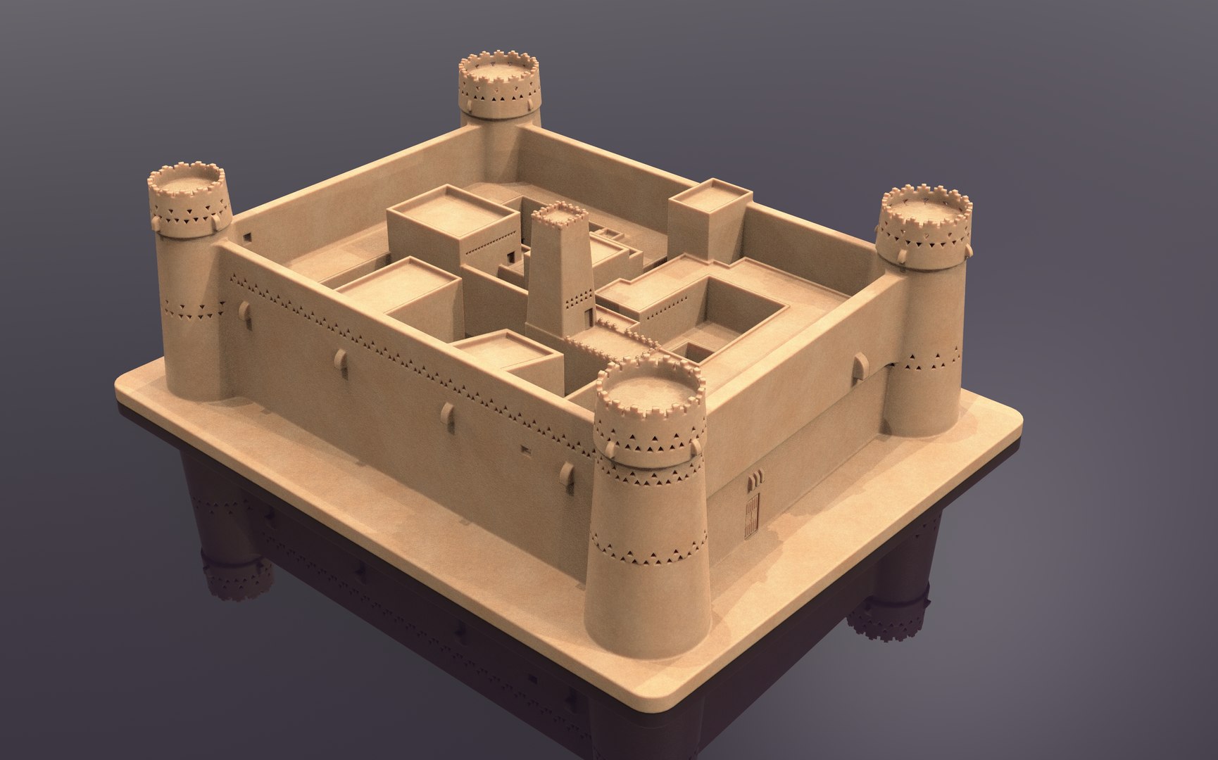 MASMAK FORTRESS KSA 3D Model - TurboSquid 2276640